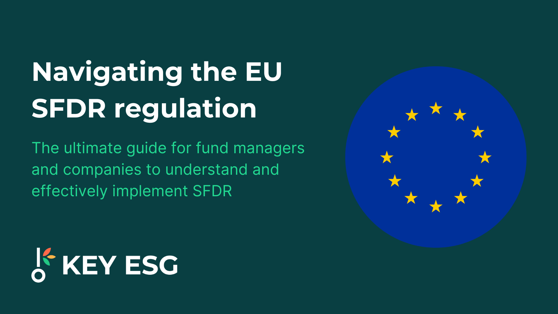 KEY ESG Whitepaper: The ultimate guide to SFDR compliance
